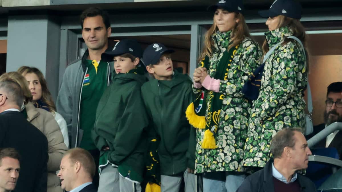 Roger Federer: Hier vermittelt er seinen Kindern Leo, Lenny, Myla und ...