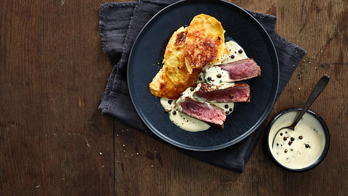 Sirloin-Steak mit Kartoffelgratin: Rezept von Betty Bossi | Schweizer ...