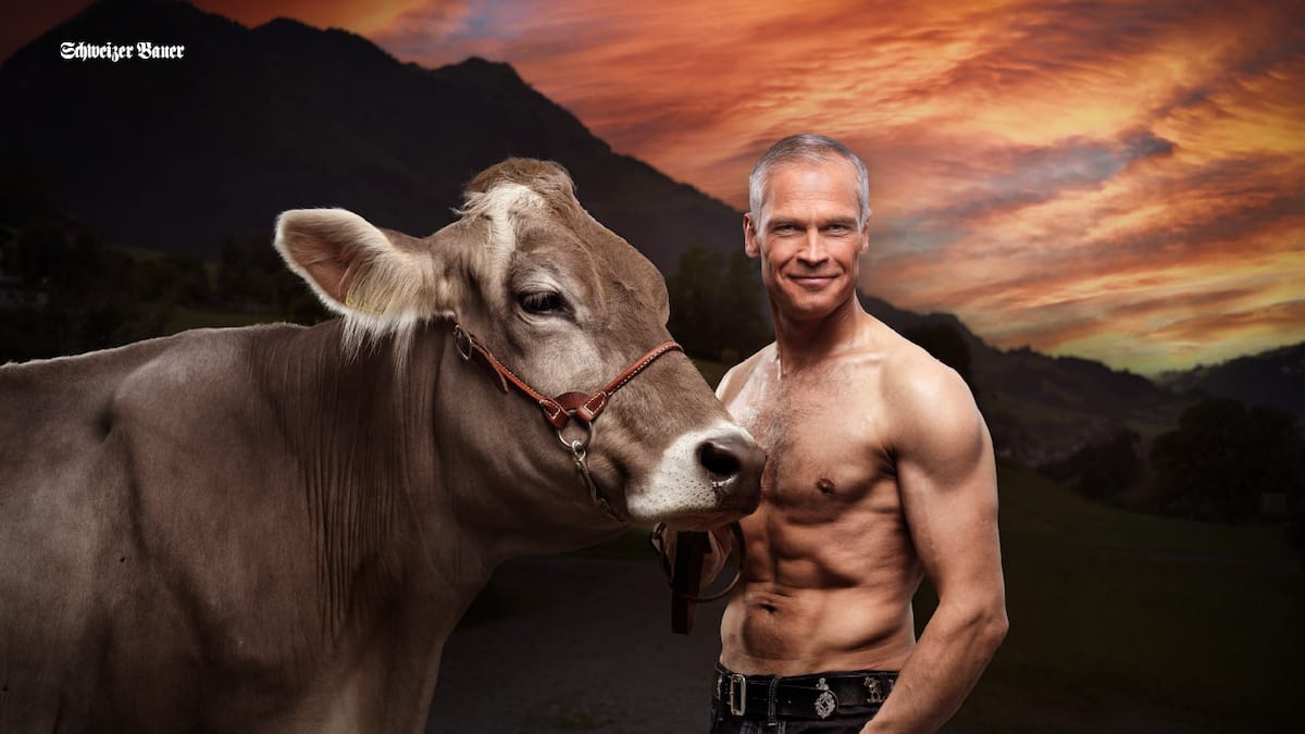 Renzo Blumenthal: Ex-Mister glänzt im Bauernkalender | Schweizer Illustrierte